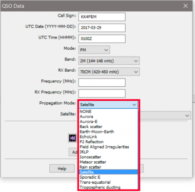 Logging Satellite QSOs with Logbook of the World – AMSAT