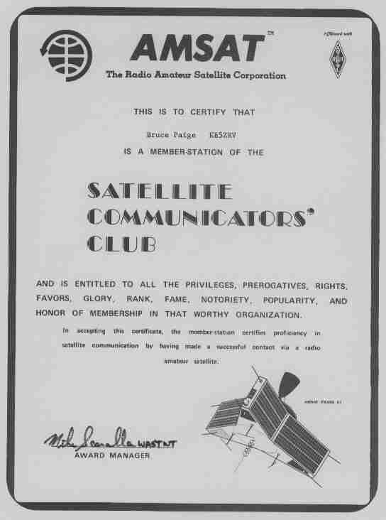 Awards – AMSAT